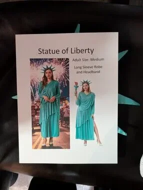 Dresses | New Statue Of Liberty Costume Adult Medium | Poshmark